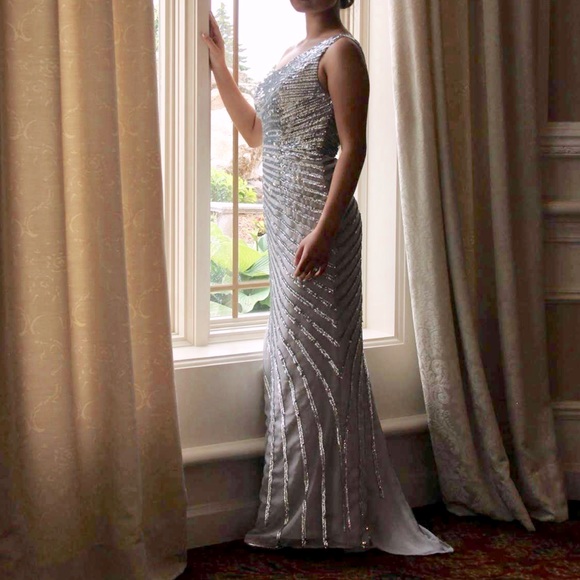 Moonlight Bridal | Dresses | Silver Formal Prom Dress | Poshmark